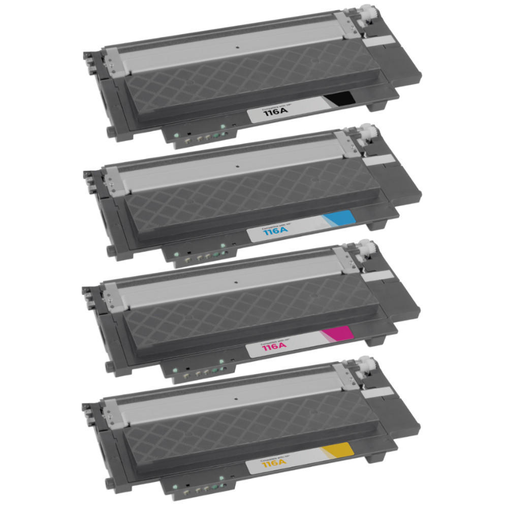 Compatible HP 116A Toner Cartridge Combo BK/C/M/Y - Economical Box