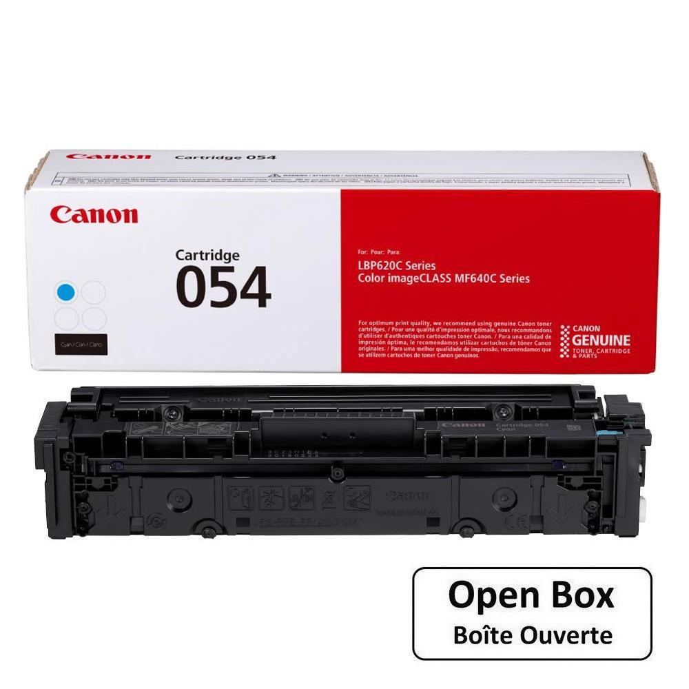 Canon 054 CRG 054C 3023C001 Original Cyan Toner Cartridge - open box