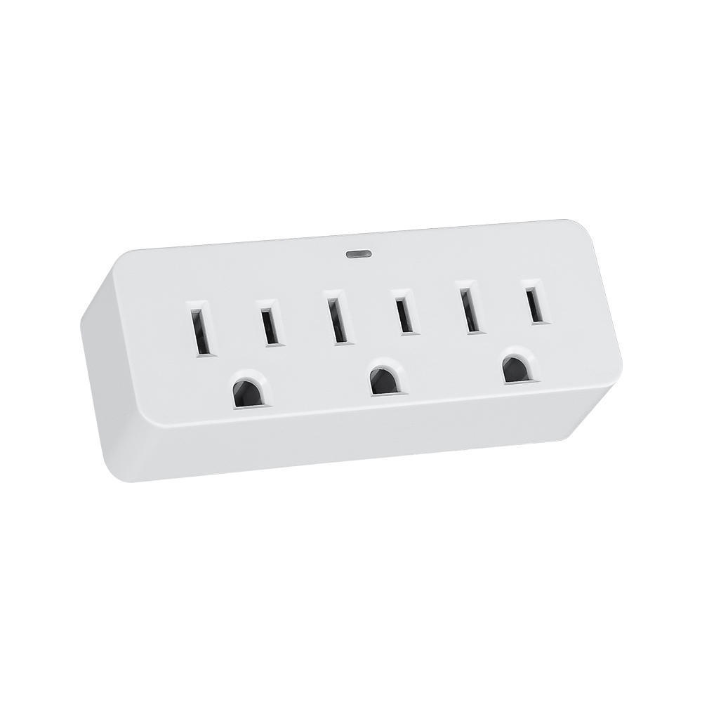 Multi Plug Outlet Extender with 3 Electrical Outlets 3-Prong Wall ...