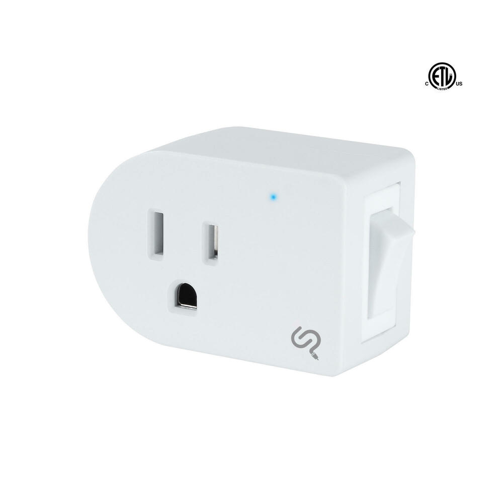 3 Prong Grounded Surge Protector Single Outlet with Switch and ...