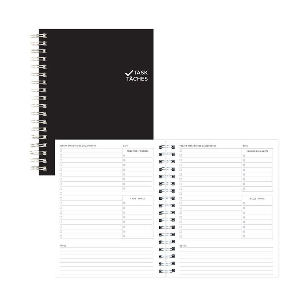 Blueline® Daily Undated Task Planner, 9-1/4 x 7-1/4", 270 micro ...