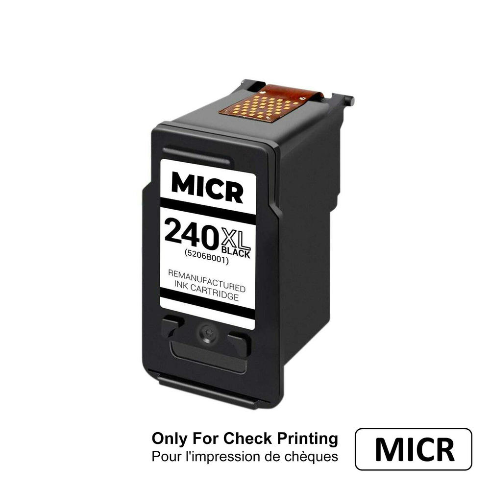 Canon PG-240XL MICR Remanufactured Black Ink Cartridge High Yield - For ...