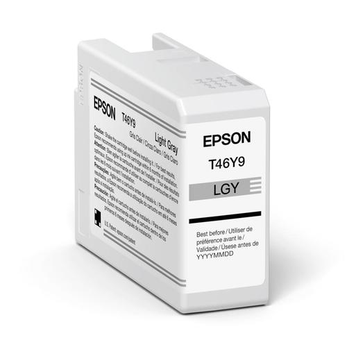 Epson T46Y Original Ink Cartridge,Light Gray
