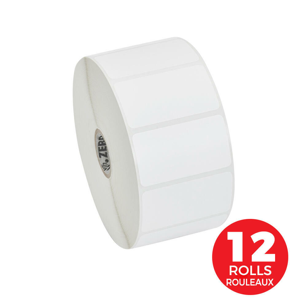 Zebra® Z-Select 4000D Direct Thermal Transfer Labels, 2.25"x1.25", 2100 ...