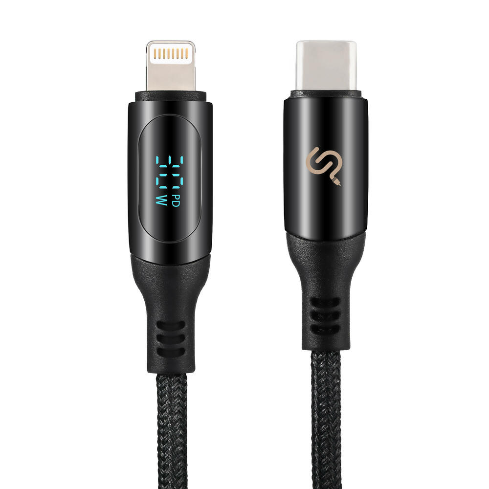 1m USB C to Lightning Cable with Smart Display