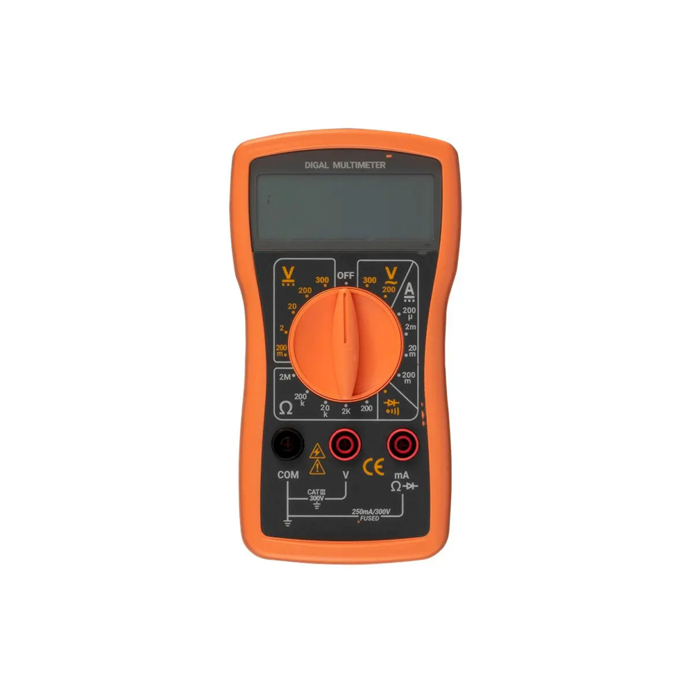 Digital Multimeter for Testing Voltage, Current, Resistance, and Diodes