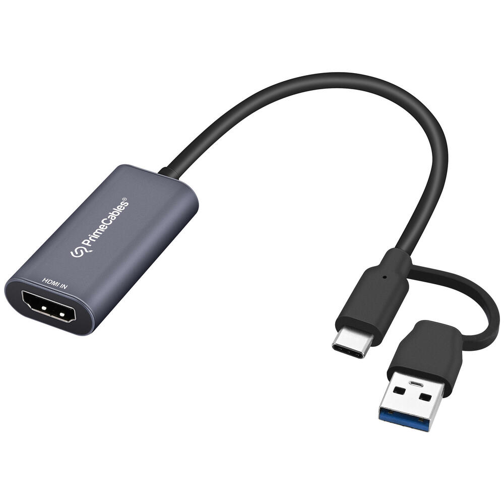 HDMI to USB C/USB A Audio Video Capture Card 1080P@60HZ - PrimeCables®