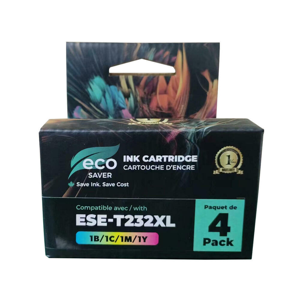 Epson T232 Standard Yield Ink Cartridge - 4 Packs - Compatible