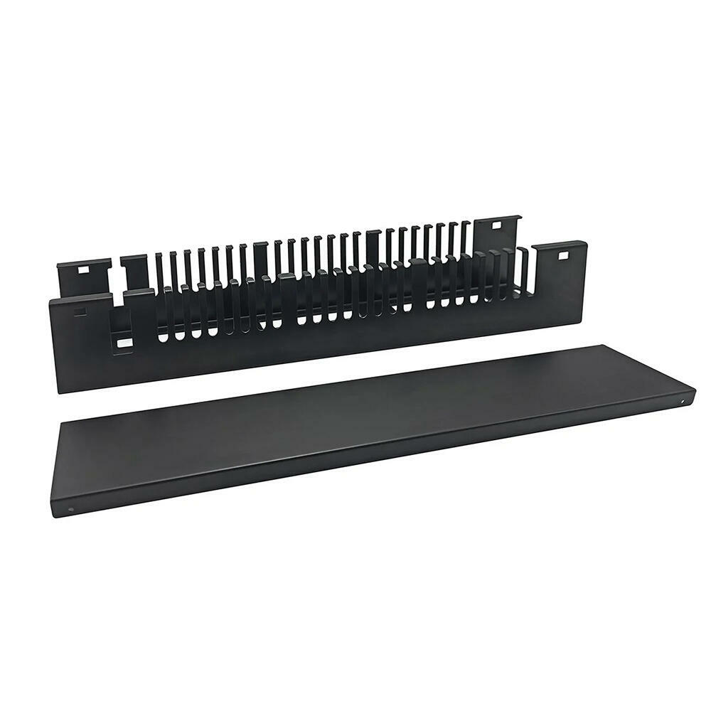 2U 19in Metal Rackmount Cable Management Panel - Monoprice®
