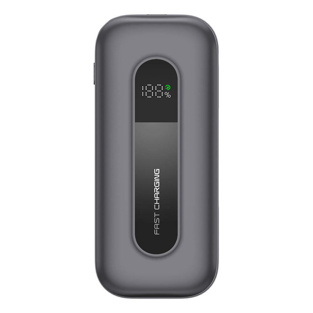 10000mAh Portable Fast Charge Power Bank with Built-in Retractable USB ...