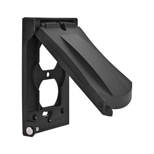 Heavy Duty Single Gang Outdoor Outlet Cover Weatherproof Enclosure, cUL ...