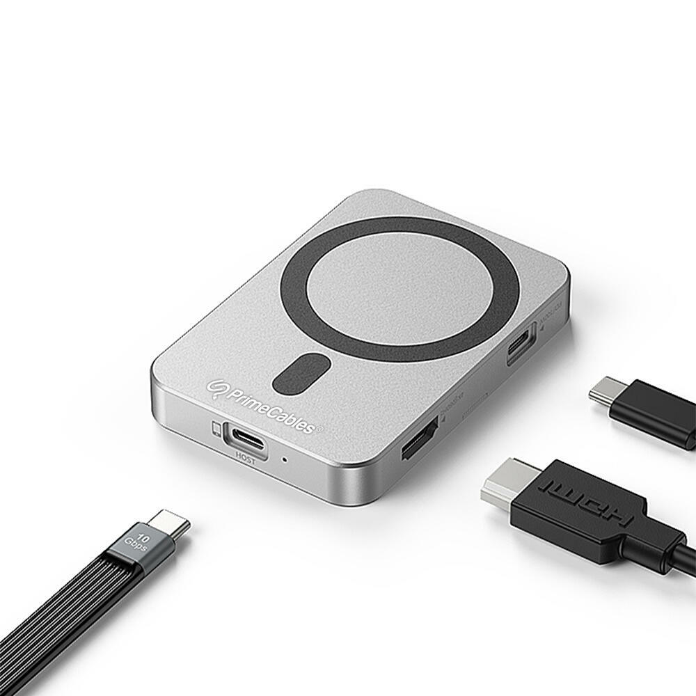 10Gbps Magnetic M.2 NVMe SSD Enclosure & 1 USB-C + 1 HDMI Docking ...